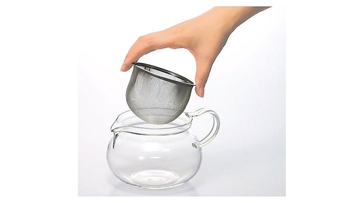 Hario 'ChaCha Kyusu Maru' Glass Teapot for Perfect Tea Brewing