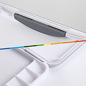 Mr. Pen- Airtight Watercolor Palette, 18 Wells and 2 Mixing Areas, Watercolor Palette with Lid, Watercolor Palette, Paint Pallet with Lid, Empty Watercolor Palette, Paint Palette, Folding Paint Tray.