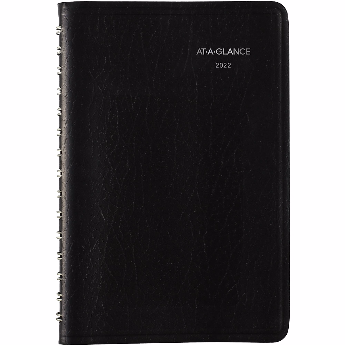 2022 Daily Appointment Book & Planner by AT-A-GLANCE, 5" x 8", Small, DayMinder, Black (SK4400)