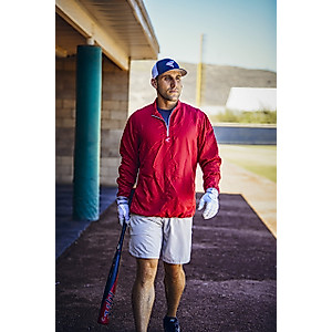 Easton | ALPHA Short Sleeve Cage Jacket | Adult X-Large | Red