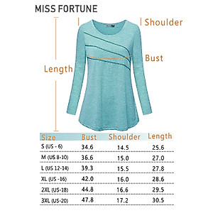 MISS FORTUNE Long Sleeve Gym Tops for Wmen, Loose Yoga Top Running Exercise Wear Round Neck Workout Clothing Active Tshirts Hiking Clothes Pink 3XL
