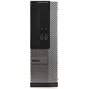 DELL OptiPlex 3020 SFF PC Desktop Computer, Intel i5-4570, 8GB RAM 500GB HDD, Windows 10 Pro, New 23.6 Inch FHD V7 LED Monitor, New 16GB Flash Drive, Wireless Keyboard & Mouse, DVD, WiFi (Renewed)