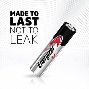 Energizer MAX AAA Batteries, Triple A Alkaline Batteries (Pack of 1, 10 Count Total)