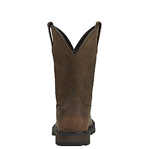 Ariat Mens Groundbreaker Work Boot Brown 11 Wide