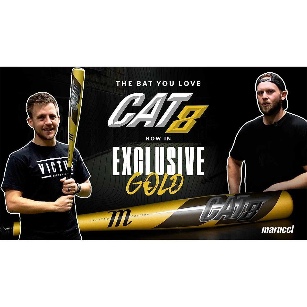 Marucci CAT 8-5 USSSA Baseball Bat: MSBC85GB 30" 25 oz.