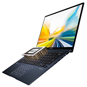 ASUS 2022 Latest Zenbook 14" 2.8K OLED Business Laptop, 12th Gen Intel Evo i5-1240P 12 Cores, 600 nits 90Hz 100% DCI-P3, 18 hrs Battery Life, Thunderbolt 4 (8GB RAM | 512GB PCIe SSD)