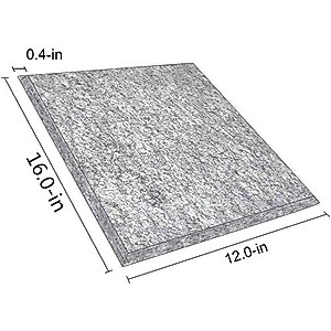 MYOYAY 12 Pack Acoustic Foam Panels Sound Absorbing Wall Panels 16x12in Sound Proofing Studio Wall Padding Noise Absorbing Treatment Board for Home Office Sound Panels Noise Reducing For Walls