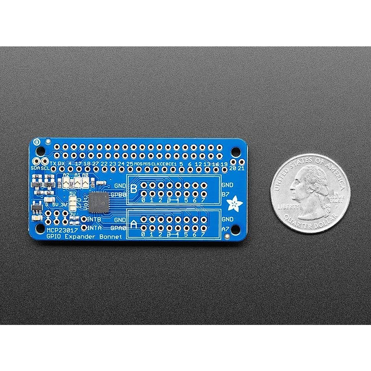 Adafruit 4132 GPIO Expander Bonnet - 16 Additional I/O Over 12C