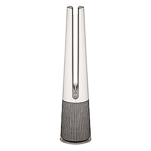LG AeroTower Air Purifying Fan [AAFA Certified] True HEPA Air Purifiers + Tower Fan for Baby & Pets Air Purifier for Home & Large Rooms Up To 818 sq ft Smart Remote ThinQ App, Beige U9CS1C