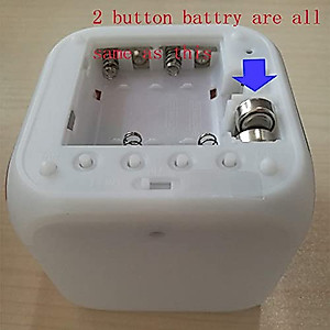 3 inch Small Size Mini LED Anime Digital Alarm Clock 7 Colorful Light Bedroom Decorations Room Decor for Girl