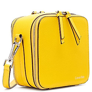 Calvin Klein Argo Organizational Cube Crossbody, Daffodil
