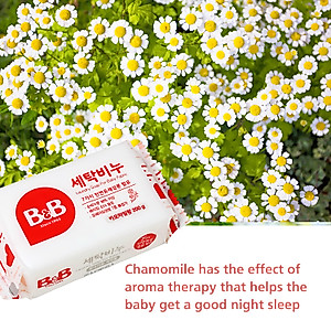 [B&B] b&b Laundry Soap for Baby Clothing [(Chamomile) - 200g 3EA]