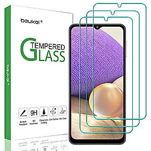 beukei (3 Pack) Compatible for Samsung Galaxy A32 5G Screen Protector Tempered Glass (Not Fit for Galaxy A32 4G), Touch Sensitive,Case Friendly, 9H Hardness
