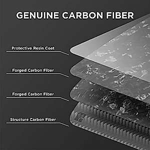 Foam Masters Genuine Forged Carbon Fiber (Matte) Case for AirPods Pro 2nd Gen - Extreme Slim - Ultra Protection