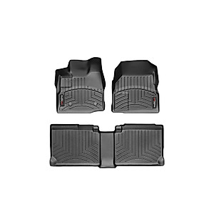 WeatherTech Custom Fit FloorLiners for Terrain, Equinox - 1st & 2nd Row (443461-442712), Black