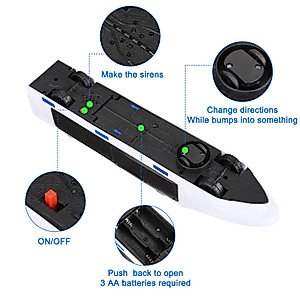 WEofferwhatYOUwant Electric Train Toy with Beautiful 3D Lightning - Monorail Train Set Battery Powered with Bullet Train Music and Bump and Go Action for Kids Ages 3 Years+