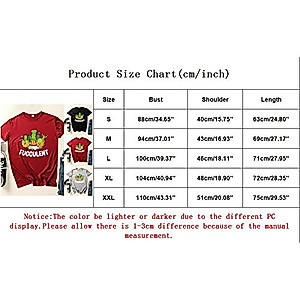 wodceeke Women's Cute Potted Print Short Sleeve Round Neck T-shirt Solid Color Casual Tee Summer Sports Top (Wine, XXL)