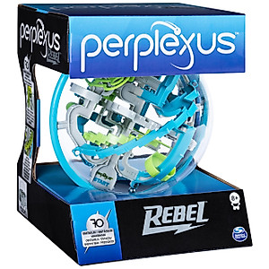 Perplexus Rebel 3D Maze Game Brain Teaser Gravity Puzzle Ball, Cool Stuff Adult Toy, Anxiety Relief Items, Sensory Toys for Adults & Kids Ages 8+