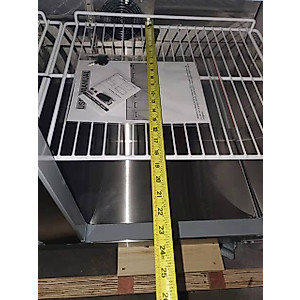 Aceland ASR-72BM 3 Door 72" MEGA Top Sandwich Prep Table Refrigerator - 20 Cu.Ft Refrigerated Salad Prep Station Table with Cutting Board and Pans, for Restaurant, Bar, Shop, Residential