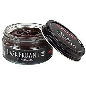 Kelly's Dark Brown Shoe Polish 1.5 oz - Professional Leather Shoe Cream