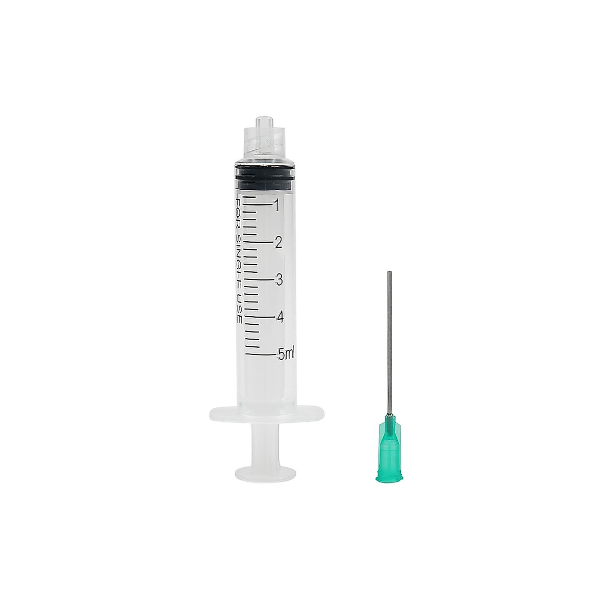 Shintop 10pcs 5ml Syringe with 18Ga 1.5 Inches Blunt Tip Needles for Experiments, Industrial Use