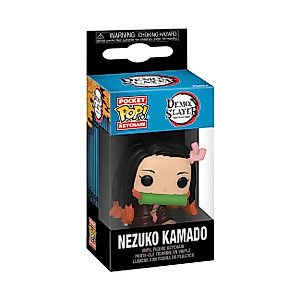 Funko POP! Keychain: Demon Slayer - Nezuko Novelty Keyring - Collectable Mini Figure - Stocking Filler - Gift Idea - Official Merchandise - Anime Fans - Backpack Decor