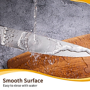 Chef Knife - 6-inch Professional Kitchen Knife German High Carbon Stainless Steel Chef's Knives with Ergonomic Handle and Gift Box