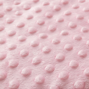 BABYINABAG Very Warm 2.5 Tog Quilted Winter Model Baby Sleep Bag or Sack, Plush Minky Dot for Infants and Toddlers (Medium (10-24 mos))