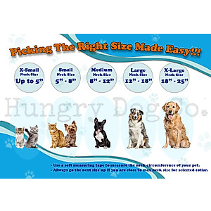 Hungry Dog Co.- Premium Inflatable Dog Collar for Dogs and Cats - Helps in Pet Recovery - Comfortable and Safe for Your Pet - Soft E-Collar – Grey, Medium (8”- 12” Neck)