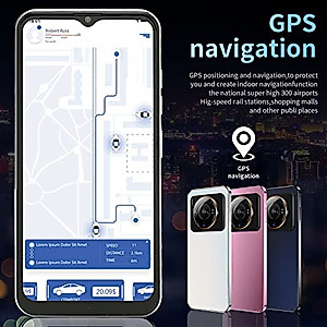 Zopsc M12S Ultra 6.5 inch Smartphone for Android 12 Water Drop Unlocked Smartphone WiFi 5G Network 6 256GRAM 16MP 8MP 4000mAh GPS Support, White