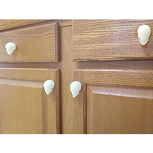 Glow in the Dark Skull Door Knobs Drawer Knobs (Set of 2)