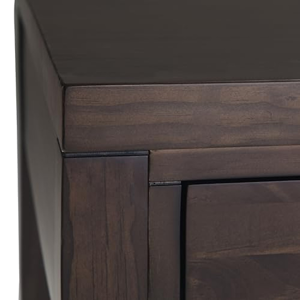 SIMPLIHOME Hollander SOLID WOOD 60 inch Wide Home Office Desk, Writing Table, Workstation, Study Table Furniture in Warm Walnut Brown with 2 Drawers