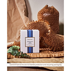 M&SENSE Lavender Spa Soy Candles for Home Scented, Stress Relief Aromatherapy Candles for Meditation Spa Yoga, Leather Wrapped Luxury Candle Gifts for Women,40 Hours Long Lasting, 7.4oz