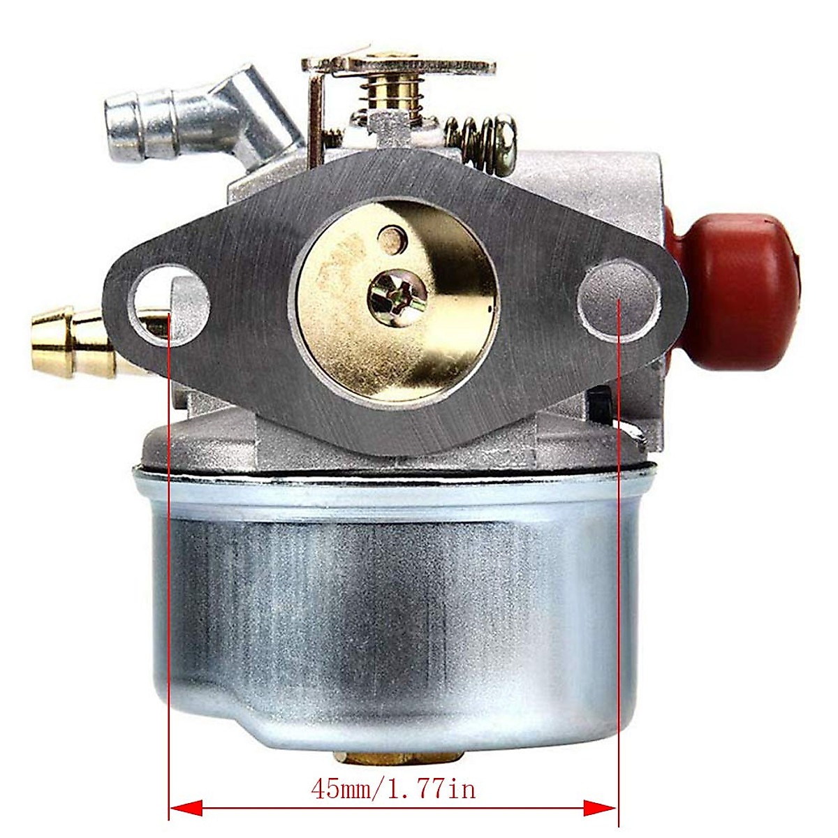 LIYYOO 640025A Carburetor + Air Filter Tune Up Kit for Tecumseh 640135A 640004 640014 640025 640017 640117 640104 OHH50 OHH55 OHH60 OHH65 5.5HP Engine Lawn Mower Pressure Washer Snow Thrower Carb