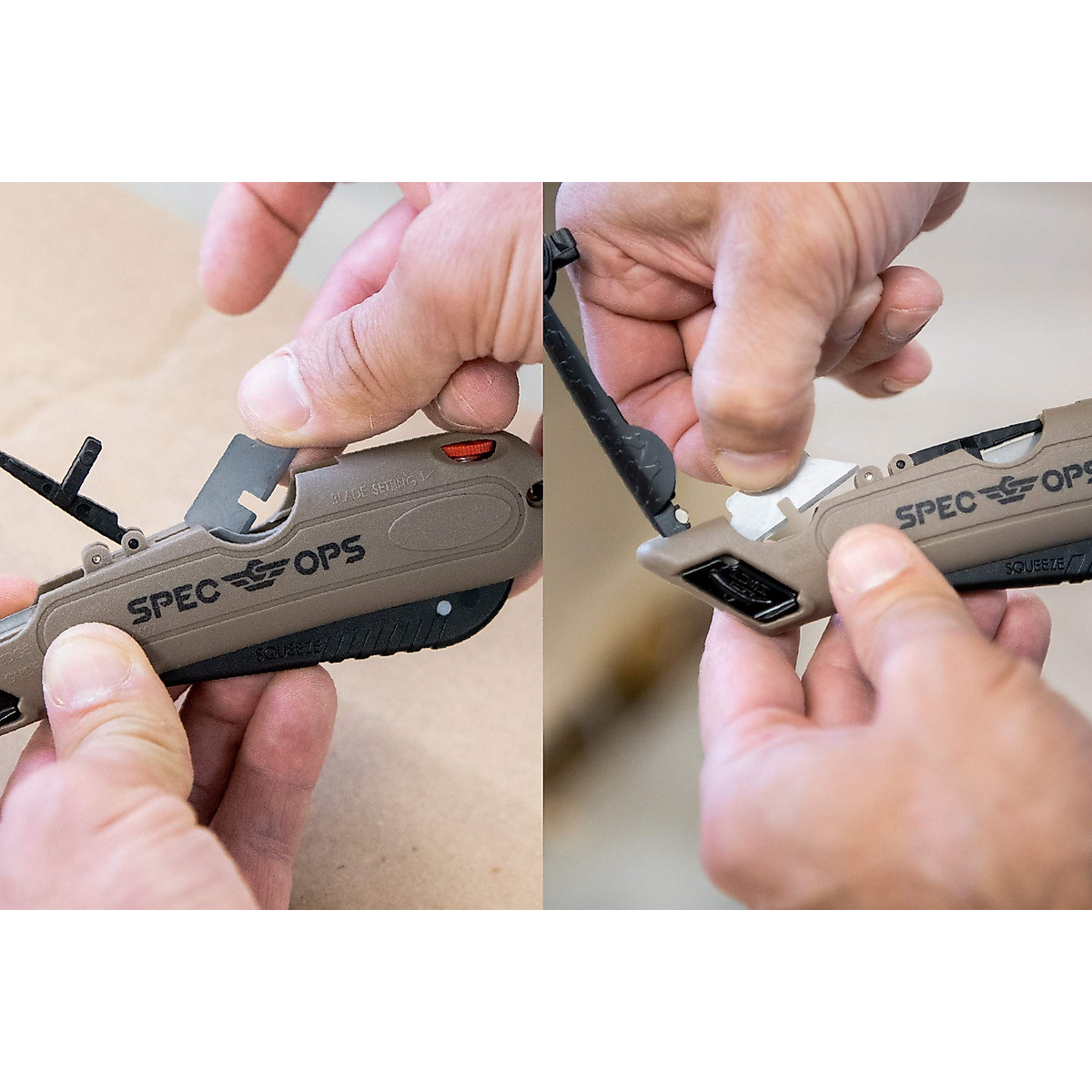 Spec Ops Tools Safety Knife Blade Replacement, 81-Pack