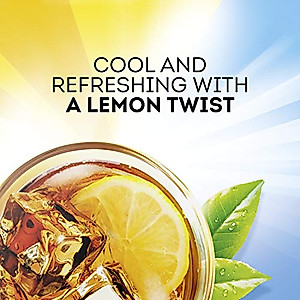 Lipton Diet Iced Tea Mix, Lemon, Decaffenated, Sugar-Free Black Tea Mix, Makes 10 Quarts (Pack of 4)