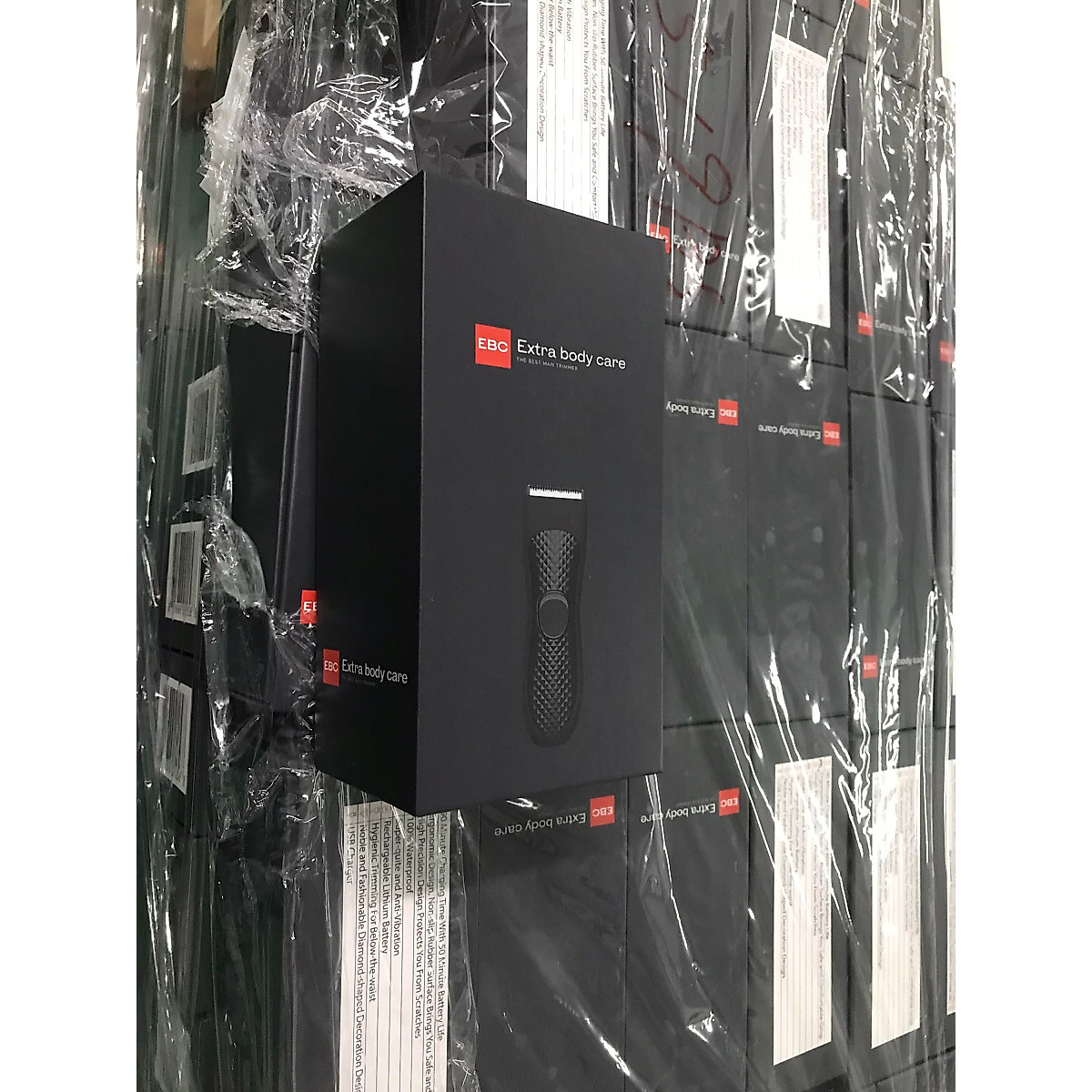 EBC Body Hair Trimmer Clipper cuts Hair Safe on Skin, Electric Body Shaver – Safe & Gentle Grooming Tool for Men and Women, Dual Heads with Rechargeable Design.