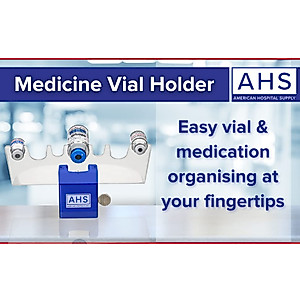 AHS American Hospital Supply Medicine Vial Holder | Hands-Free Vial Holder (Mayo Stand)