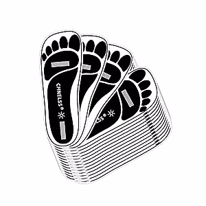 Black 120Pairs(240Feets) Disposable Spray Tan Feet Protector Pads for Sunless Airbrush Tanning