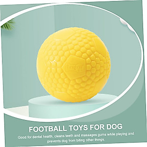 MERRYHAPY 2pcs Pet Toy Ball Dog Molar Toy Dog Soccer Toys Dog Squeaky Balls Dog Squeaky Toys Football Toys for Dog Pet Molar Toys Dog Balls Dog Football Toys Dog Bite Toys Pet Chew Toys
