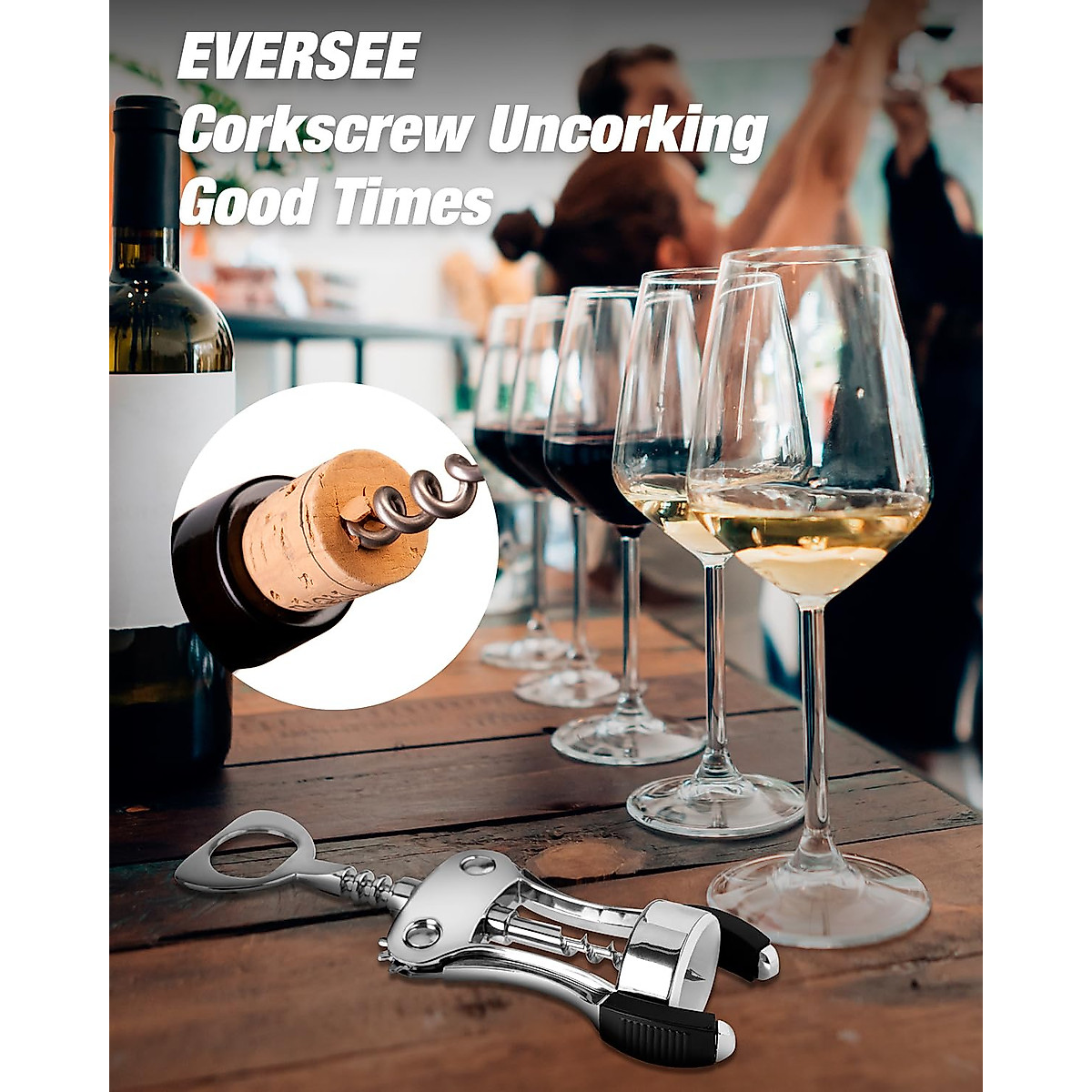 Christmas Stocking Stuffers for Men Women Wine Opener Gifts for Adults Wine Bottles Opener Wing Corkscrews Valentine's Birthday Unique Gadgets Ideas for Dad Father Mom Him Her Who Have Everything