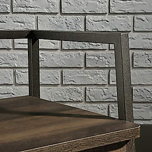 Sauder North Avenue Storage Bench, Smoked Oak finish