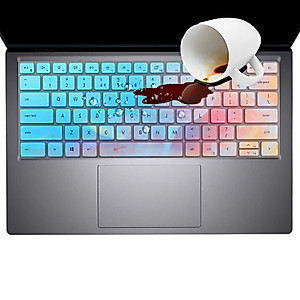 Colorful Keyboard Cover for Dell Inspiron 16 5630 5635 5620 5625 7635 7630, Dell Inspiron 14 5430 5435 7430 7435 5420 5425 7420 7425 7415 Keyboard Skin, Dell Inspiron 13 5310, Latitude 3320 3420