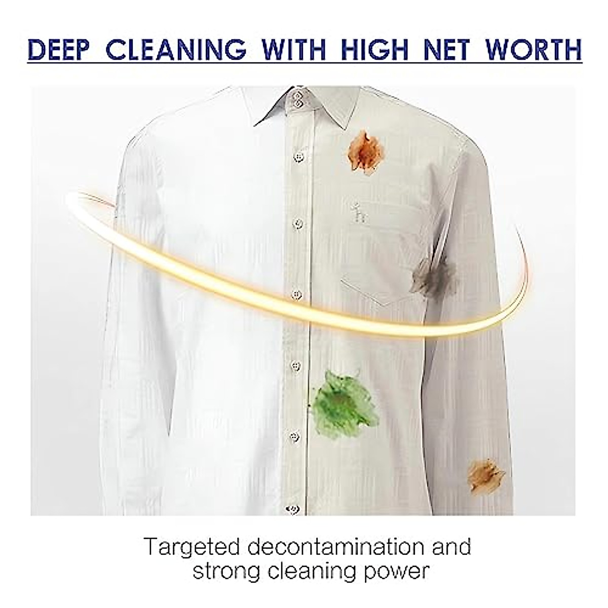 Active Enzyme Laundry Stain Remover - 2023 New Enzyme Cleaner Clothing Stain Remover, Natural Non Toxic Widely Applicable for Enzyme Carpet Fabric Hats Pet Oil Red Wine Ink Armpit Stain Remover (1PC)