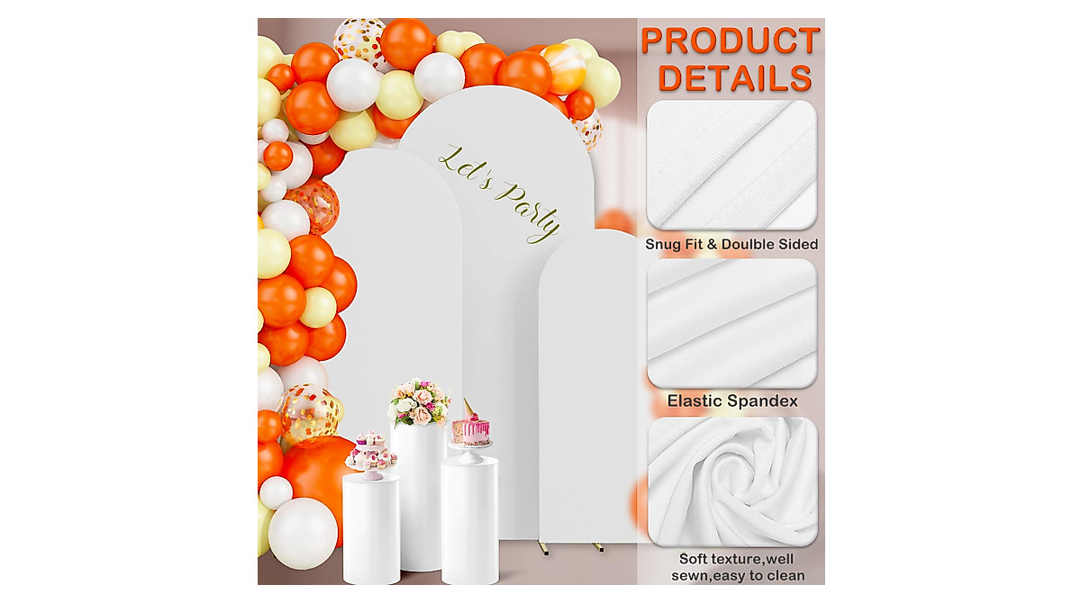 Stylish Wedding Spandex Arch Backdrop Cover