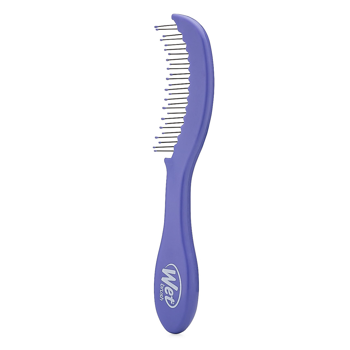 Wet Brush Thin Detangler Comb - Purple, Custom Care - All Hair Types - Ultra-Soft IntelliFlex Bristles Glide Through Tangles with Ease - Pain-Free Comb for Men, Women, Boys and Girls