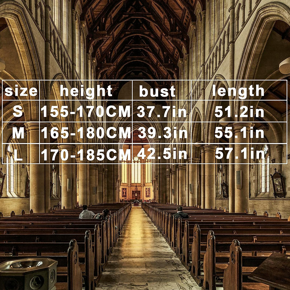 AilRabbit Virgin Mary Costume - biblical costumes for women,Halloween Christmas masquerade dance role-playing costume (S)