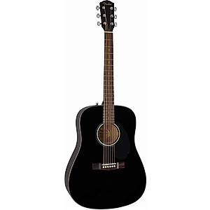 Fender CD-60S Dreadnought Acoustic Guitar, with 2-Year Warranty, Black