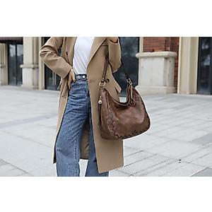 MKF Collection Shoulder Bag for Women, Top-Handle Crossbody Purse Satchel Handbag