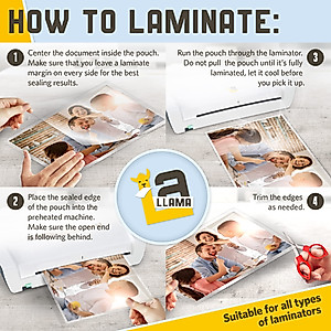 Thermal Laminating Pouches, 9 x 11.5 Inches, 3 Mil Thick, 30 Pack, Suited for Letter Size Laminating Sheets 8.5 x 11